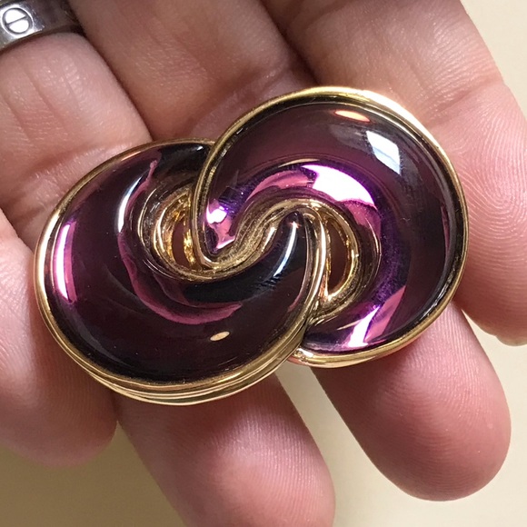 Nina Ricci | Jewelry | Vintage Rare Nina Ricci Gold Tone Plated Gripoix ...